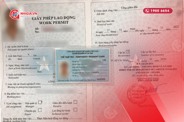 Services package of work permits and temporary residence cards for ...